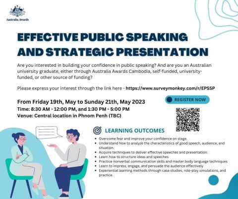 Effective Public Speaking and Strategic Presentation - Australia Awards