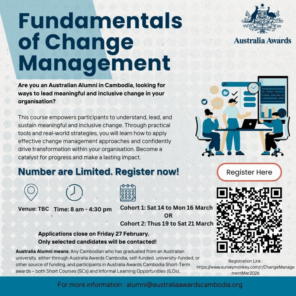 Fundamentals of change management training! - Australia Awards
